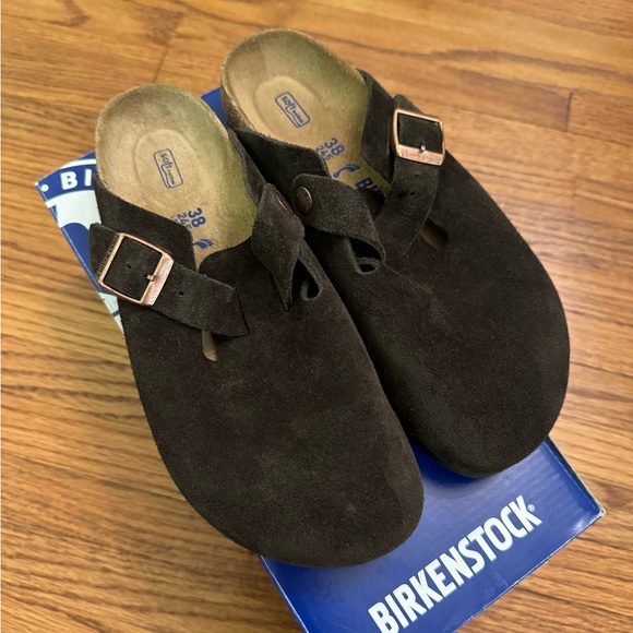 Birkenstock | Shoes | Birkenstock Boston Clog Mocha Narrow Fit | Poshmark